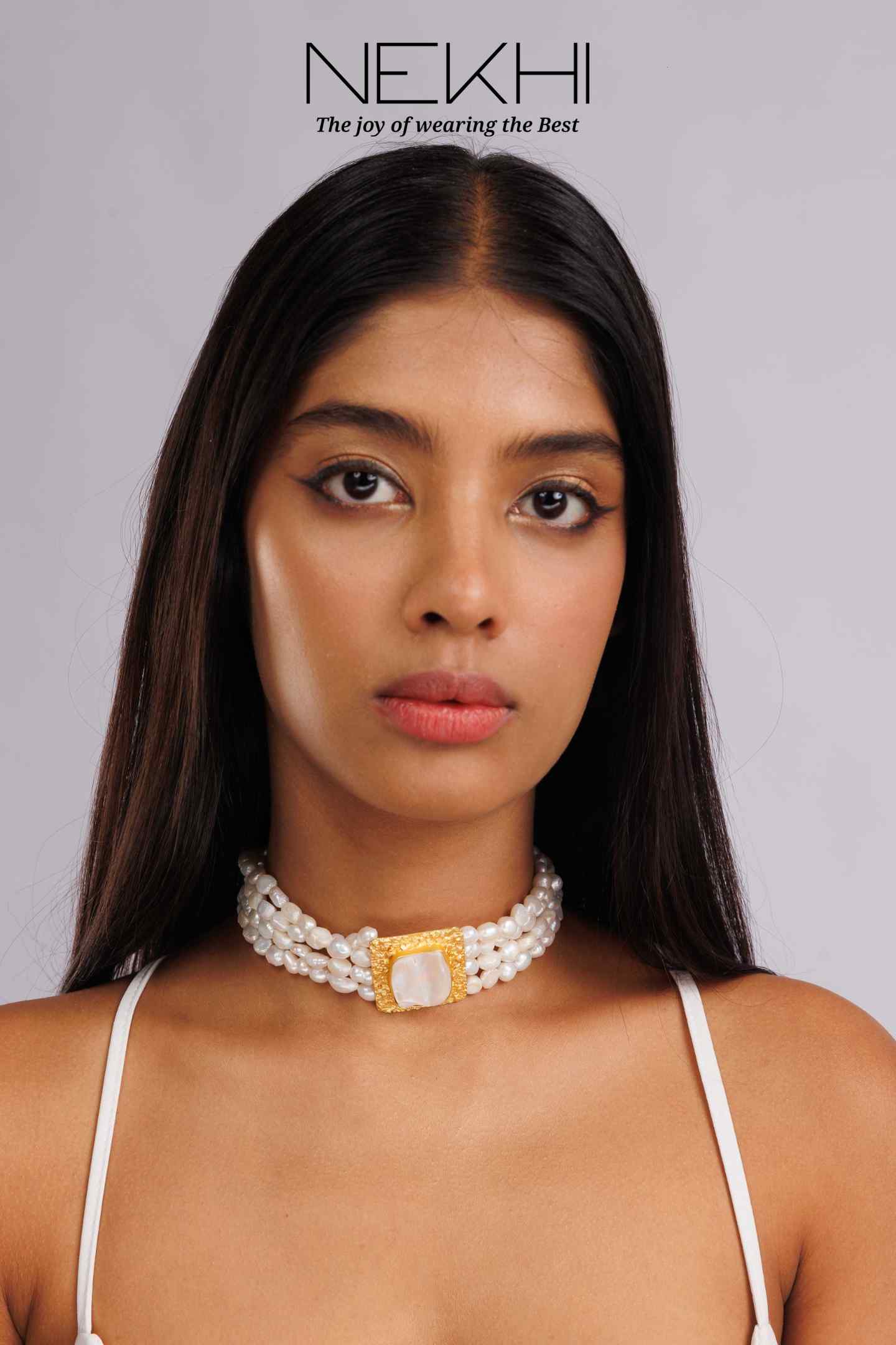 Pearl Choker Nekhi India pearl-choker-nekhi-india